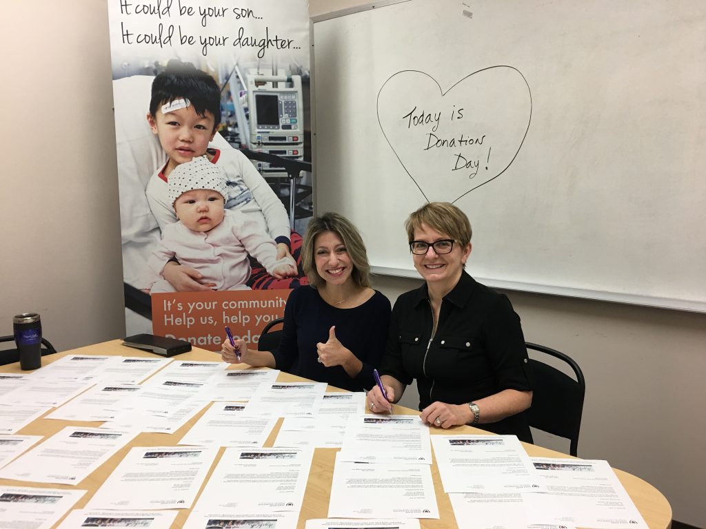 2017 Eagle Ridge Hospital Donation Day - Angela Calla Mortgage Team