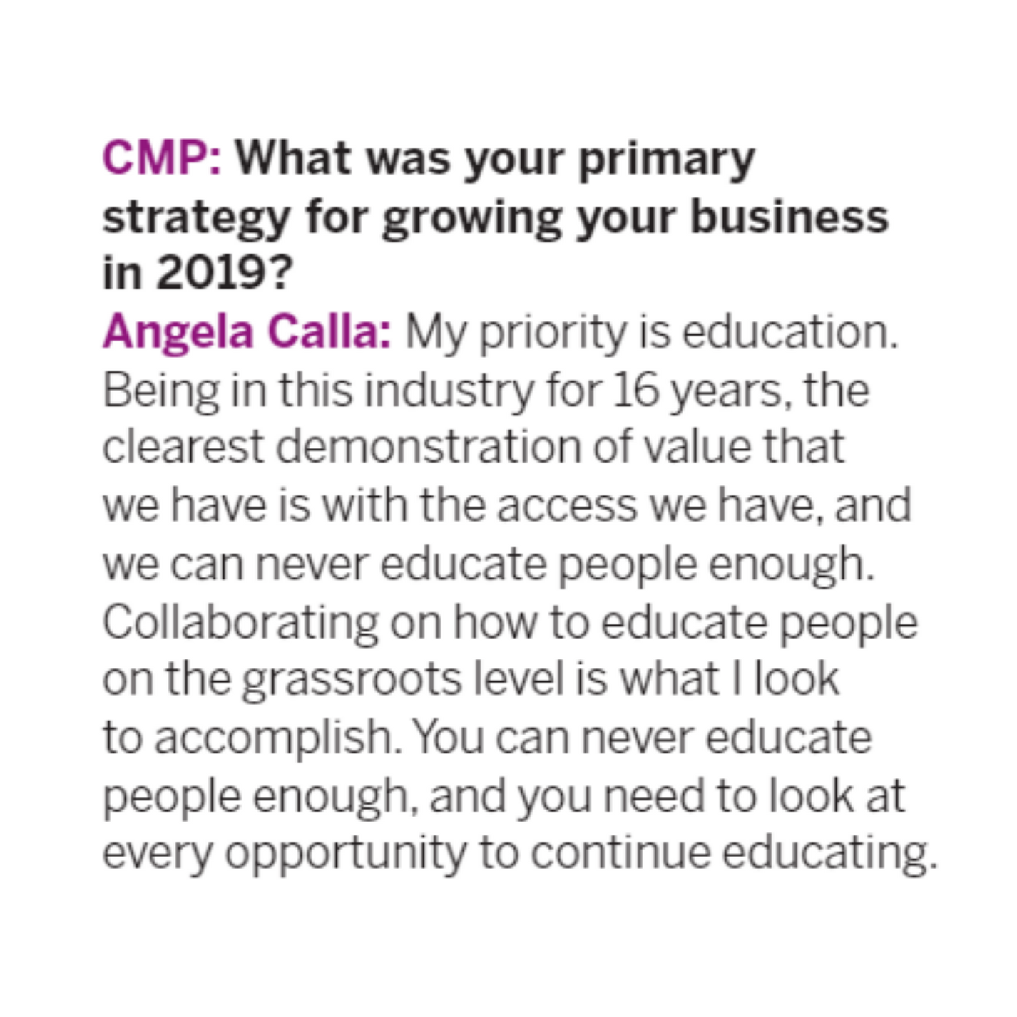 Angela Calla Awarded a Top 75 in Canadian Mortgage Professional ...